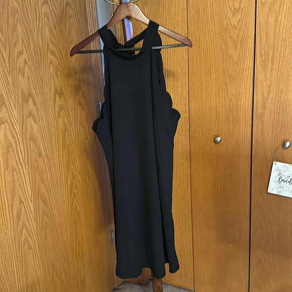 SHEIN | Dresses | Shein Womans Scalleped Edge Neck Tie Dress Xxl | Poshmark